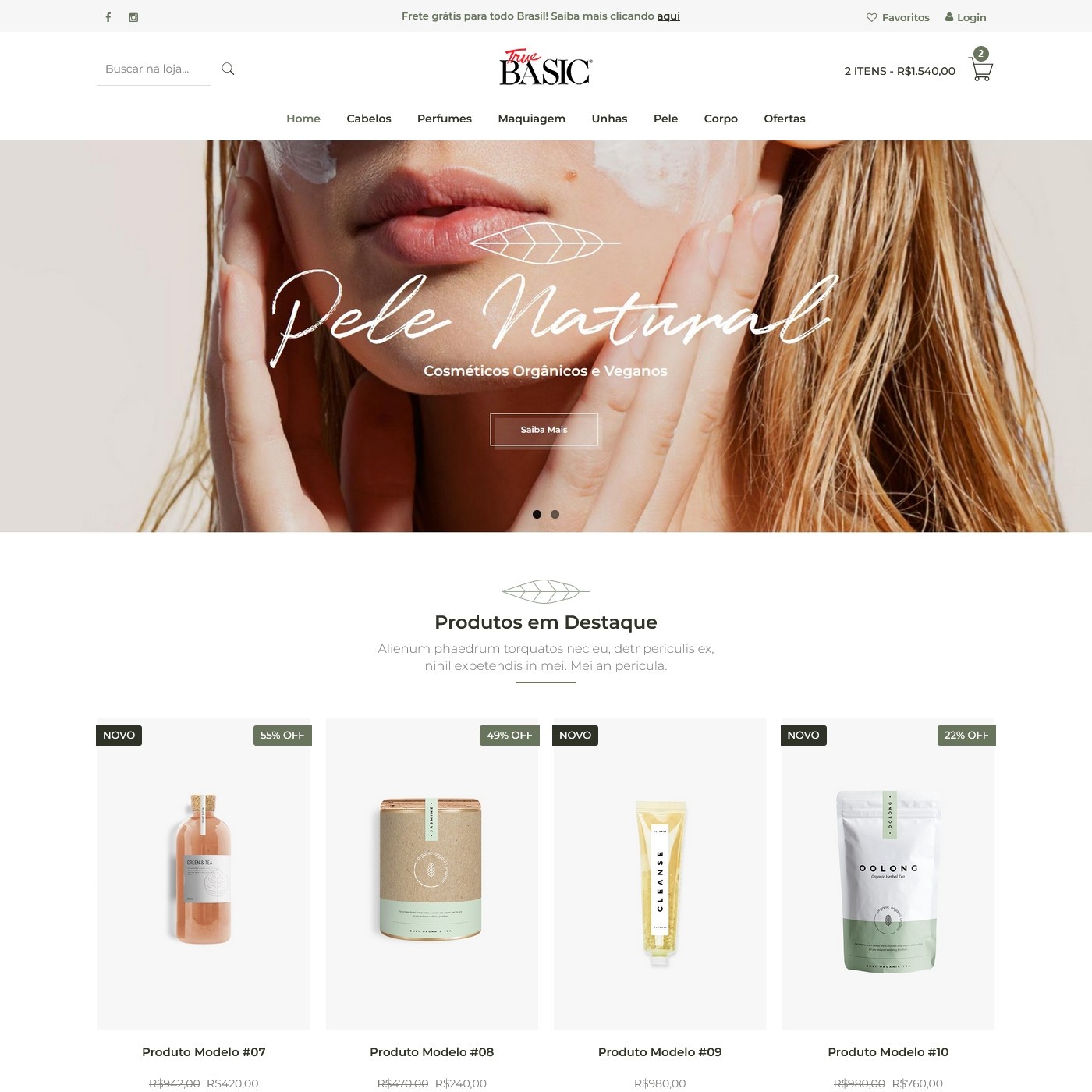 Get Commerce - Tema Get Cosmetics - Temas